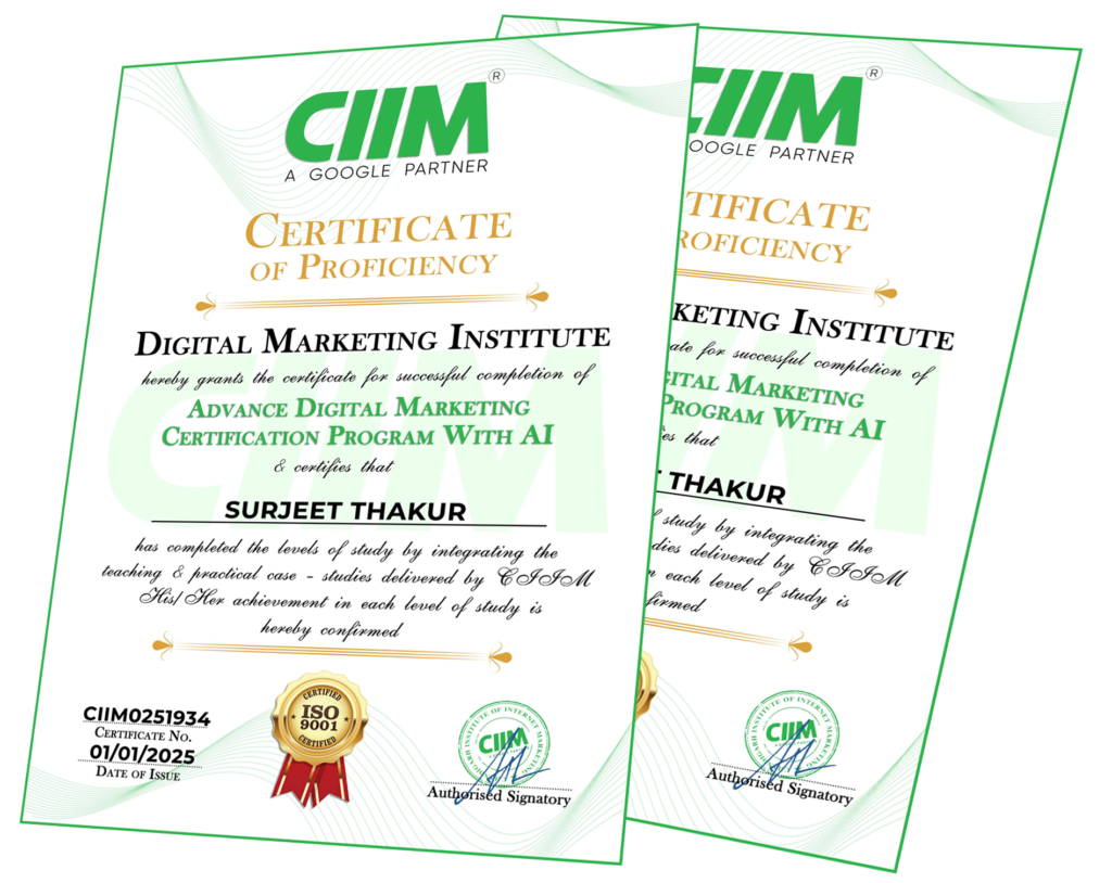 Advanced Digital Marketing Certification Course